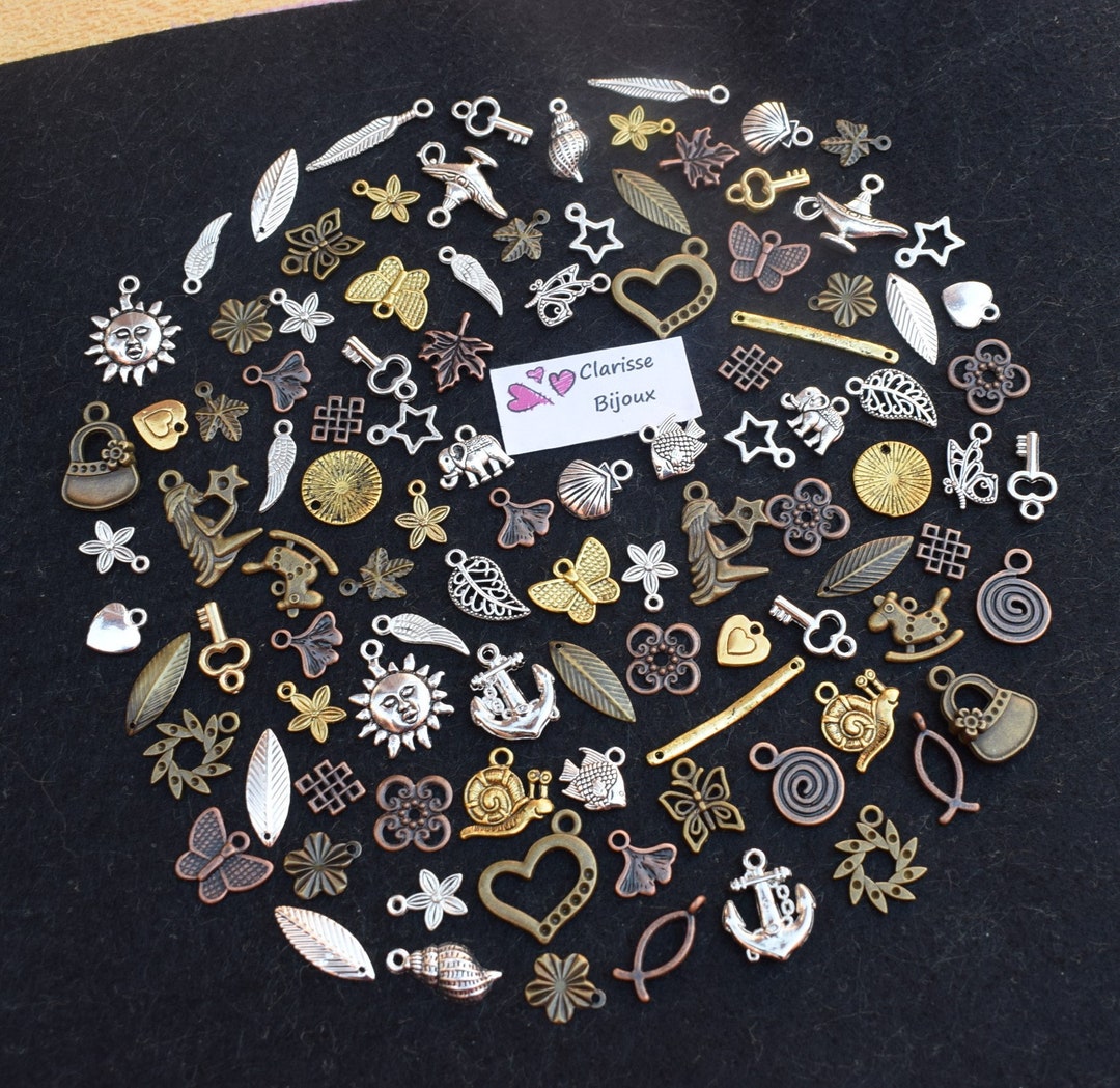 Wholesale Charms in Bulk, Silver,bronze, Copper & Gold Charms Mix ...