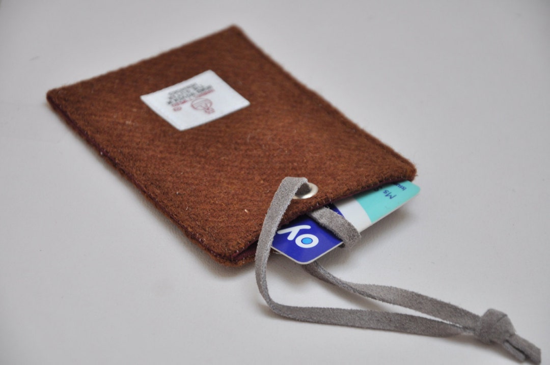 HARRIS TWEED Oyster Travel Card Holder String - Etsy UK