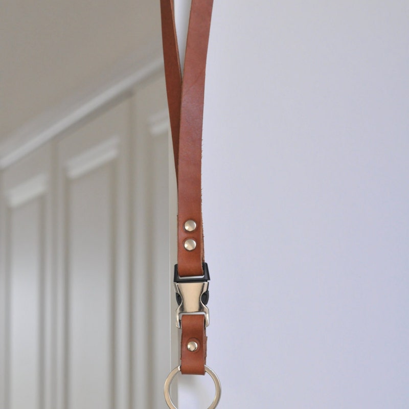 Leather Lanyard - Etsy