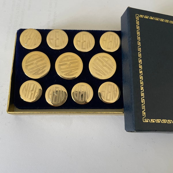 Brass Tone Buttons - Etsy