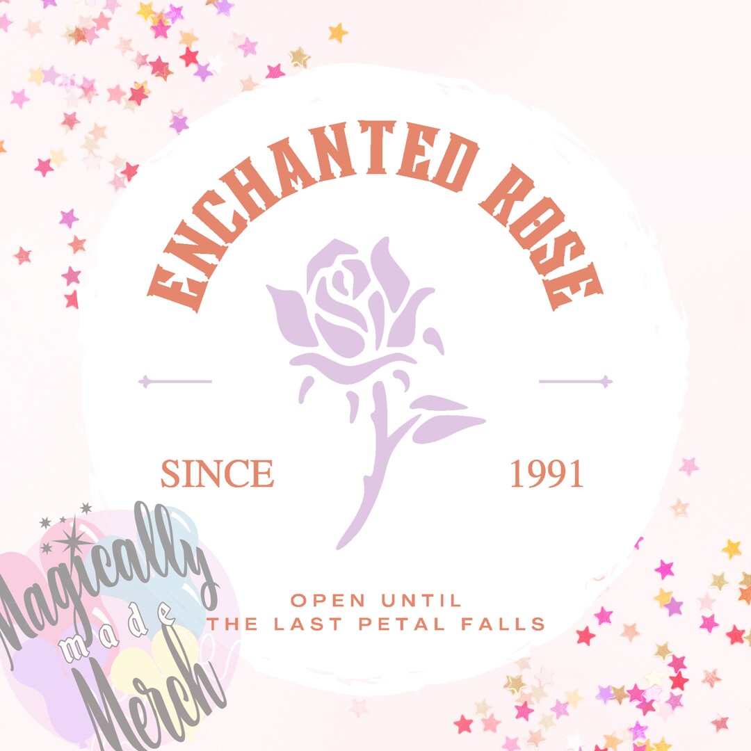 Enchanted Rose SVG - Great for Cricut! - WDW DLR - Etsy