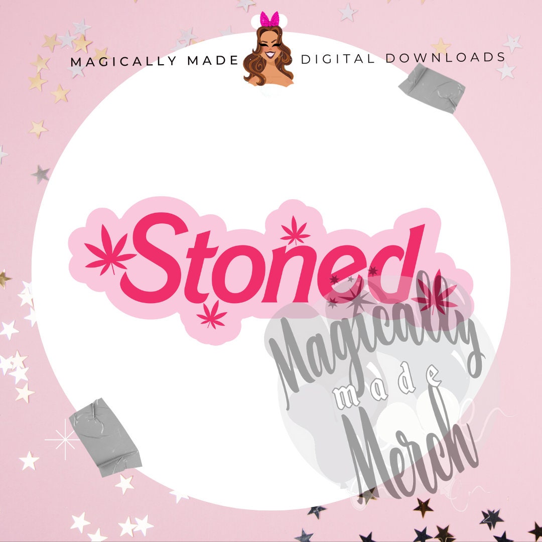 Stoned Basic Doll SVG - Great for Cricut Inspired Vintage High Weed ...