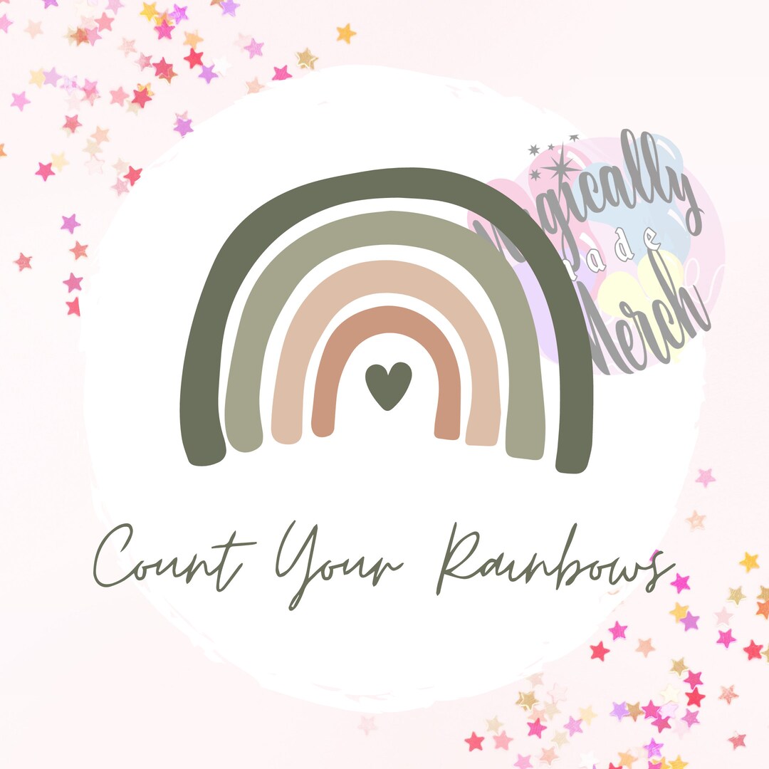 Count Your Rainbows - SVG - Great for Cricut - Baby's Room - Etsy