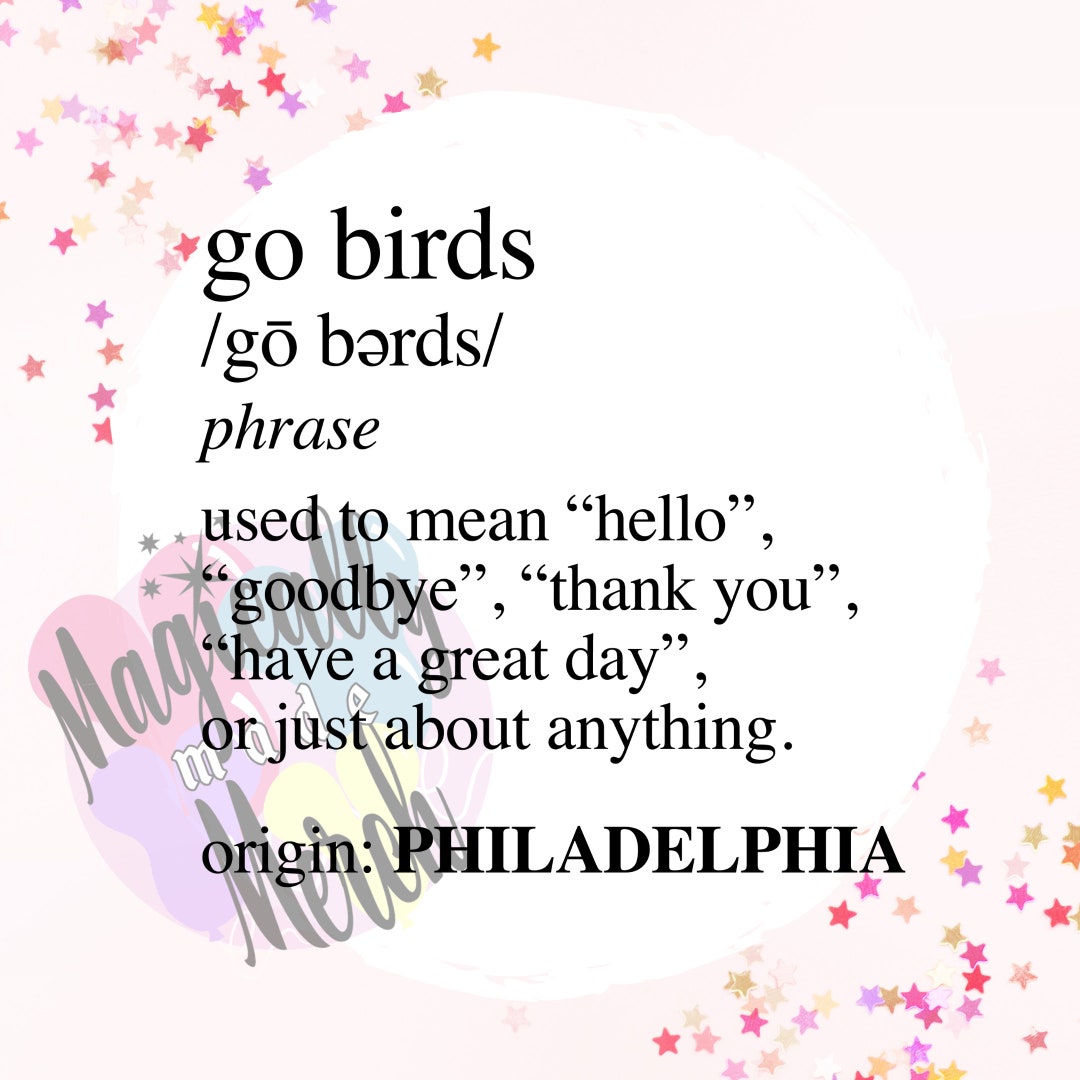 GO BIRDS Philly SVG - Great for Cricut! Philadelphia Football Kelce ...