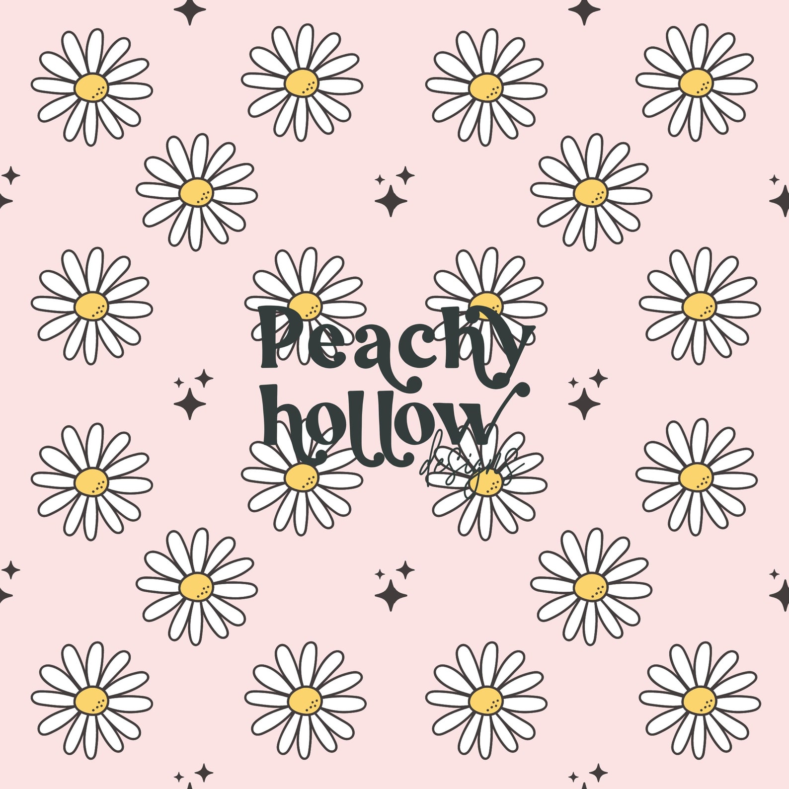 Seamless Retro Daisy Pattern, Background Paper, Scrapbook Paper, 12x12 ...