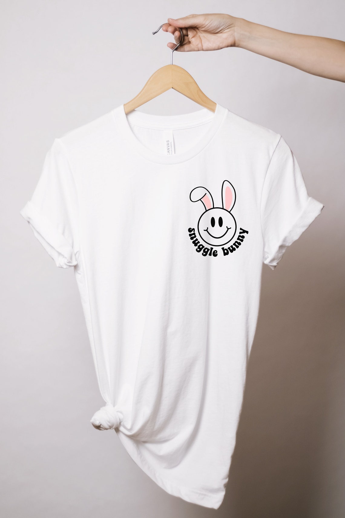 Snuggle Bunny Png File for Sublimation DTF Design Smiley Face | Etsy