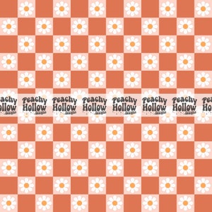Seamless Checkered Daisies Pattern Seamless Retro Pattern Surface ...