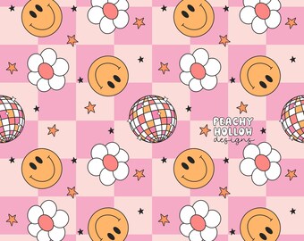 Retro Seamless Summer Checker Pattern Seamless Retro Pattern Surface ...