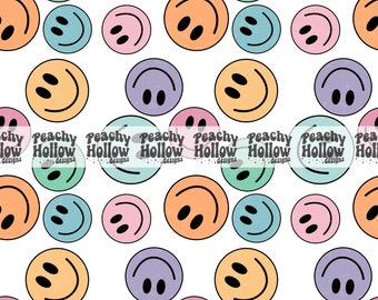 Seamless Smiley Face Pattern Repeating Patterns Sublimation Seamless ...