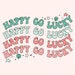 Happy Go Lucky Design for Sublimation Lucky Png Retro Png - Etsy