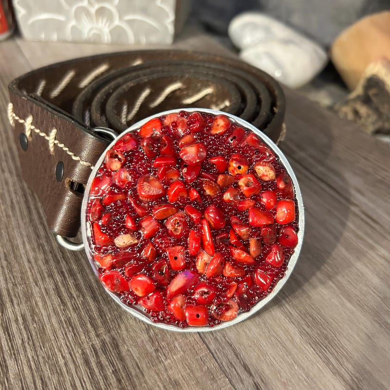 Coral Belt - Etsy