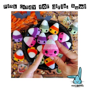 Amigurumi Mini Candy Corn Crochet Pattern: Halloween Toy (PDF Pattern ...