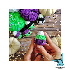 Amigurumi Mini Candy Corn Crochet Pattern: Halloween Toy (PDF Pattern ...