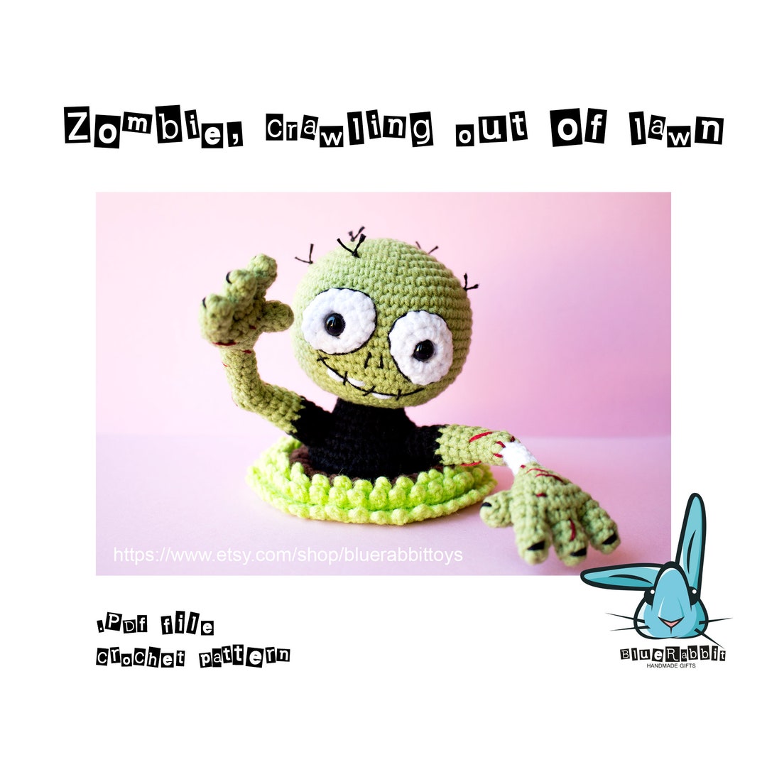 Amigurumi Zombie Crochet Pattern. Halloween. Creepy, Funny Amigurumi ...