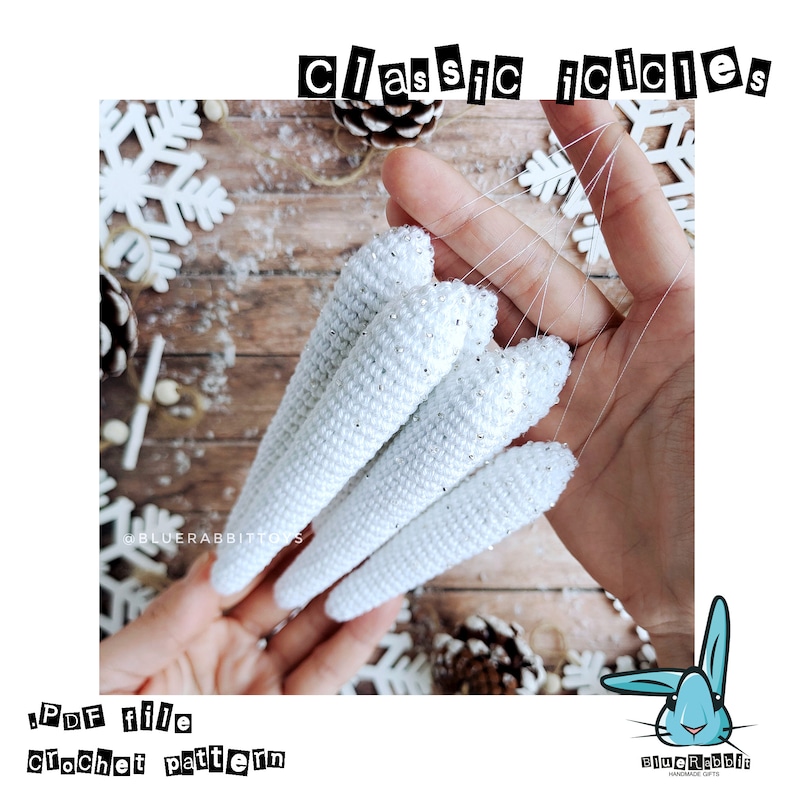 Amigurumi Icicle Crochet Pattern: Christmas Baubles (PDF Pattern) - Etsy