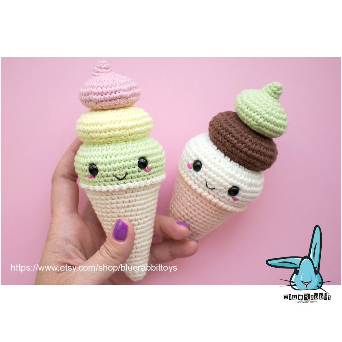 Amigurumi Ice Cream Cone Crochet Pattern. PDF Pattern - Etsy