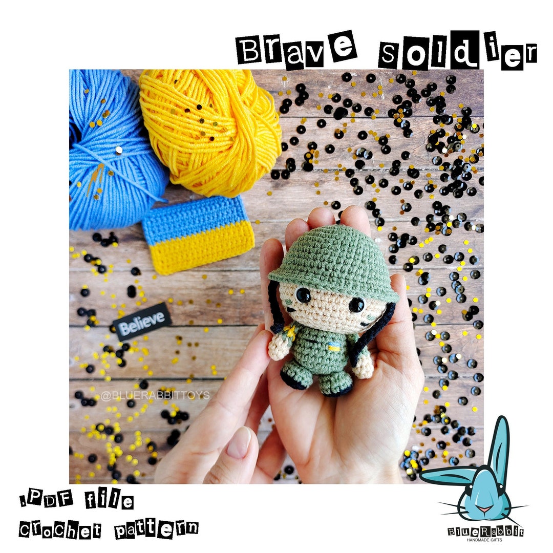 Amigurumi Soldier Crochet Pattern. Military. Brave Mini Soldier ...