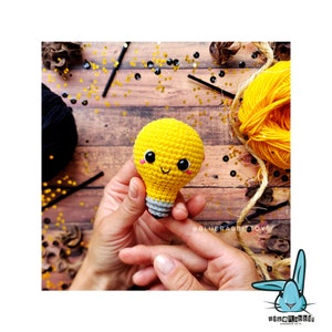 Amigurumi Cute Lightbulb Crochet Pattern. DIY Electrician Gift ...