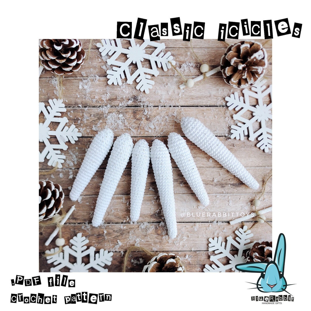 Amigurumi Icicle Crochet Pattern: Christmas Baubles (PDF Pattern) - Etsy