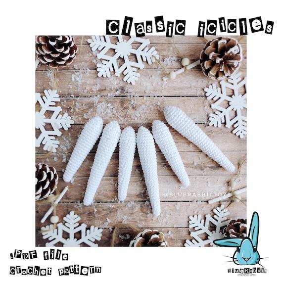 Amigurumi Icicle Crochet Pattern. Amigurumi Christmas - Etsy