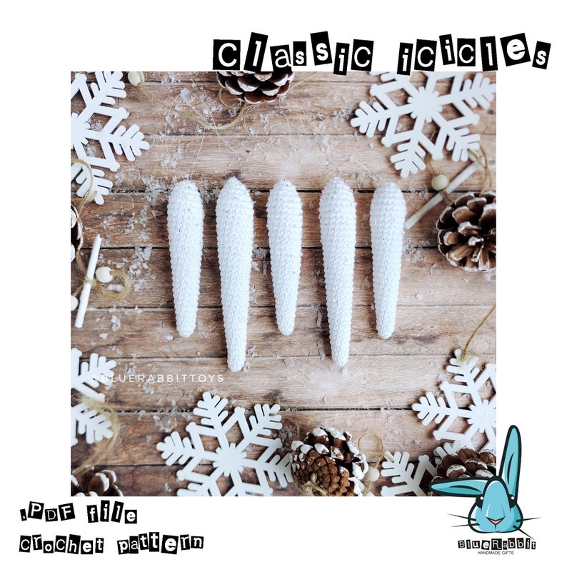 Amigurumi Icicle Crochet Pattern. Amigurumi Christmas - Etsy