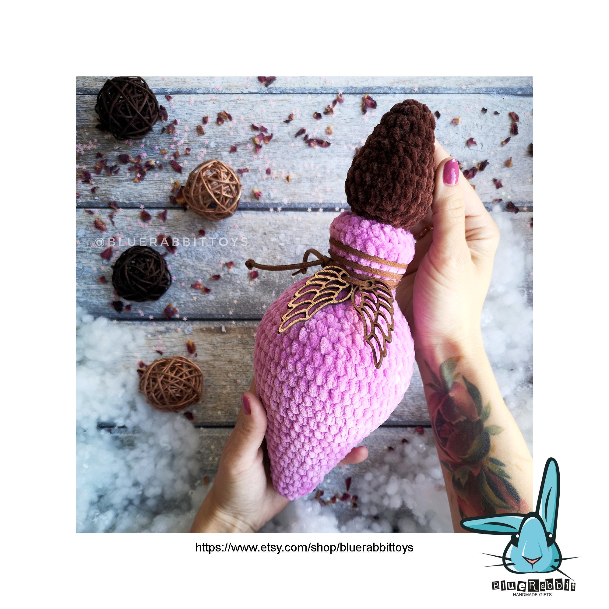 Amigurumi Magic Potion Bottle Crochet Pattern. Witch Potion | Etsy