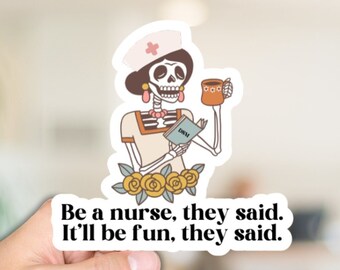 Nurse Stickers - Etsy