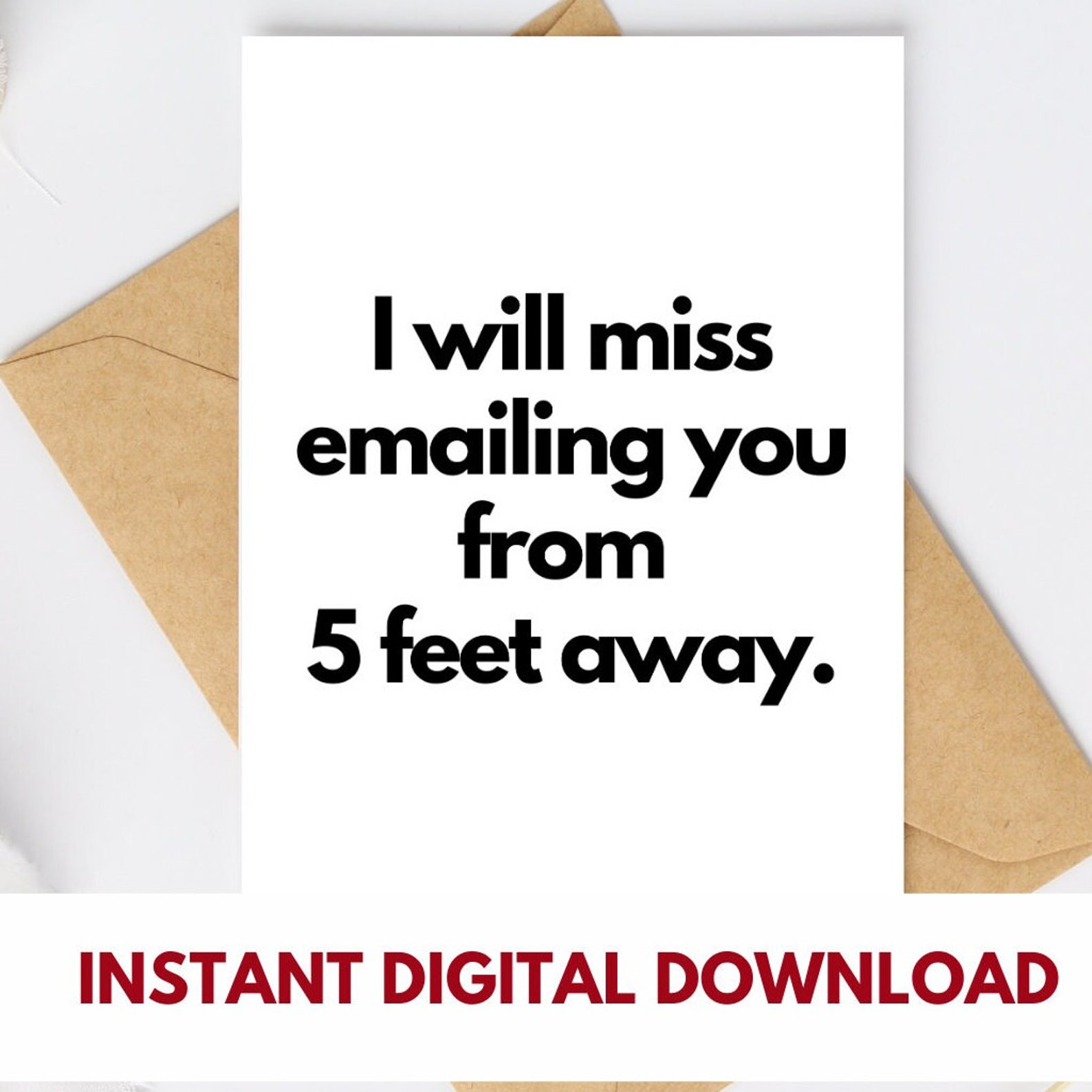 Instant Download Leaving Quitting Job Card, Printable Card, Retirement ...