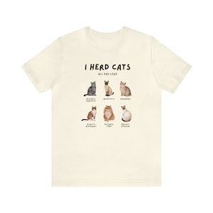 Hilarious Herding Cats Meme Tee for Project Managers, Gift for Project ...
