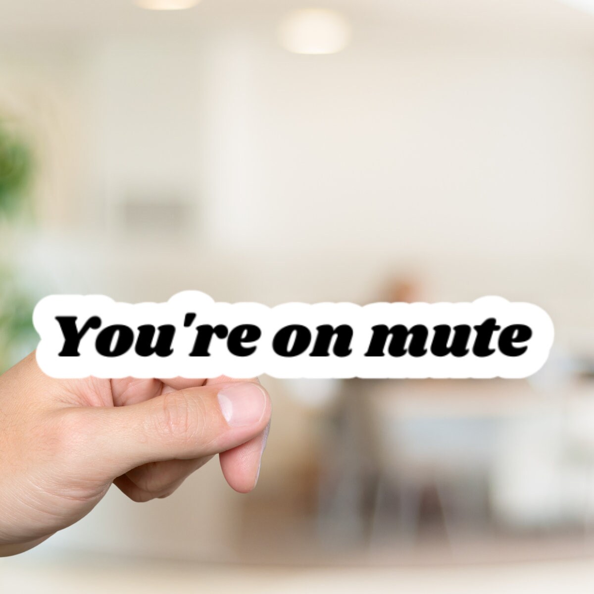 You're on Mute Funny Work Sticker, Funny Team Sticker, Sarcastic Work ...