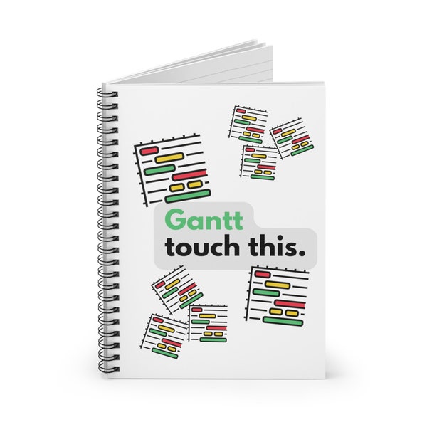 Gantt Chart Notebook - Etsy