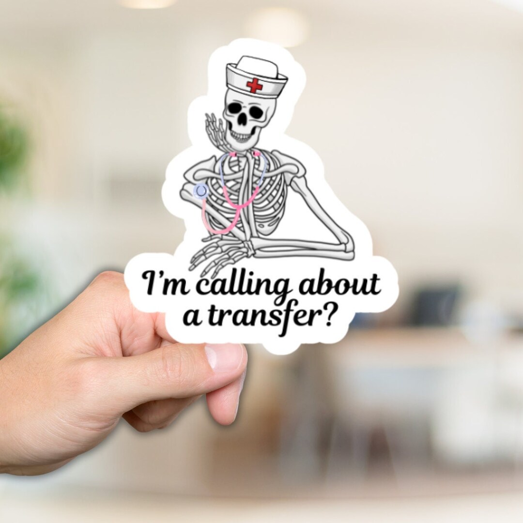 Nurse Sticker, Funny Nurse Sticker, Stickers for Nurses, Nurse Gift ...