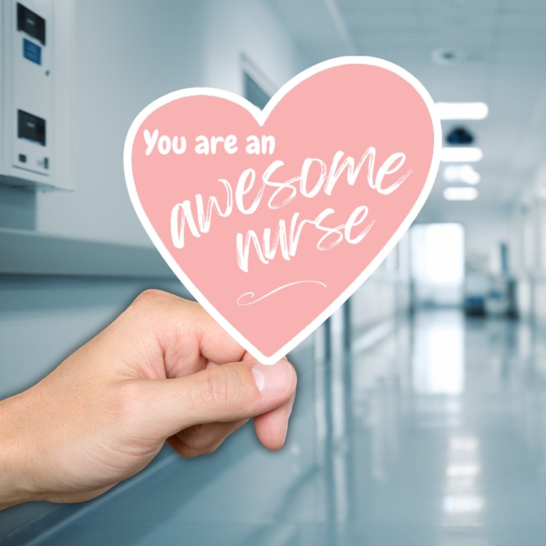 Nurse Thank You Sticker, Nurse Appreciation Sticker, Stickers for ...