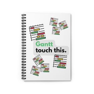 Funny Gantt Chart Notebook, Desk Accessories, Funny Project Manager ...