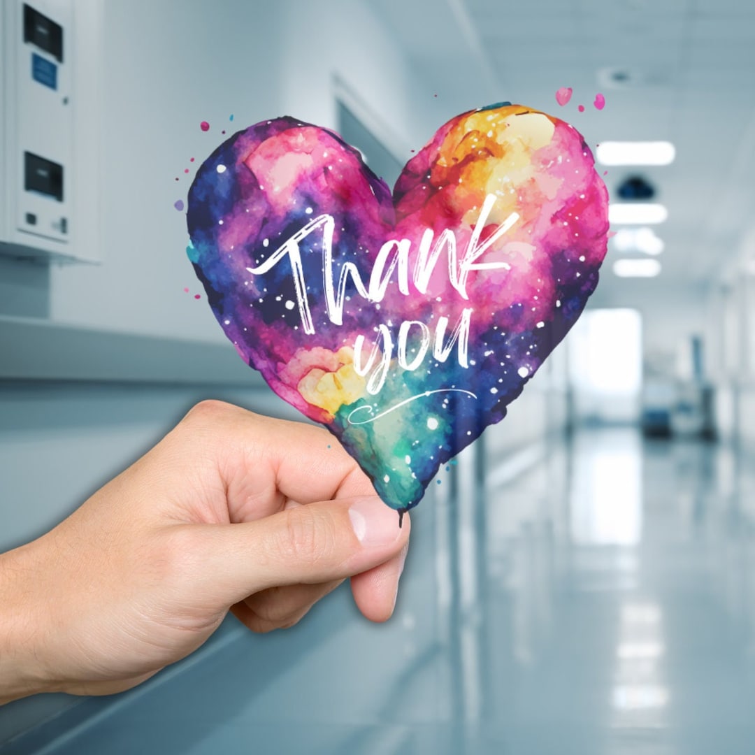 Nurse Thank You Sticker, Nurse Appreciation Sticker, Stickers for ...