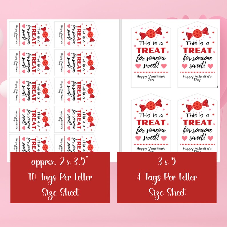 Instant Download Valentine's Tag, Coworker Valentine, Real Treat for ...