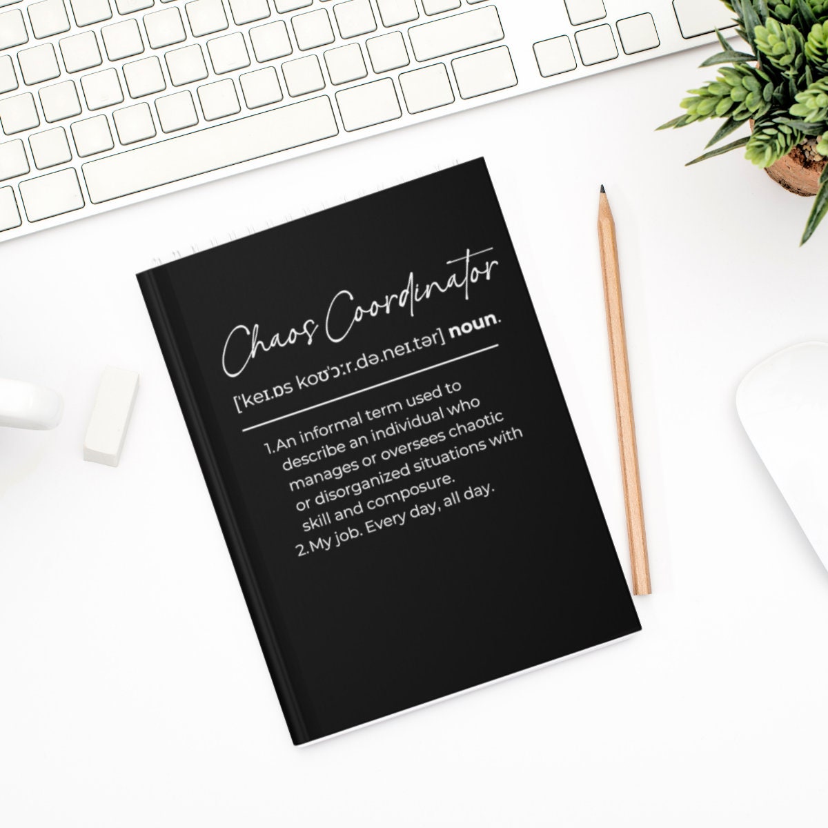 Chaos Coordinator Notebook, Funny Notebook, Ruled Line Journal for ...