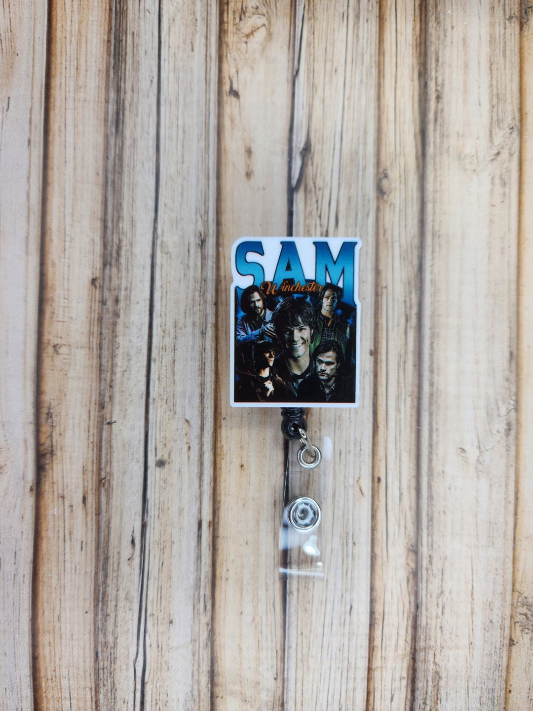 Sam TV Series Badge Reel Name Tag Holder Nurse Student - Etsy