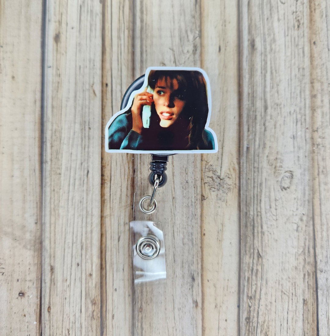 Horror Slasher Movie Sidney Belt Clip Badge Reel Name Tag Holder- Nurse ...