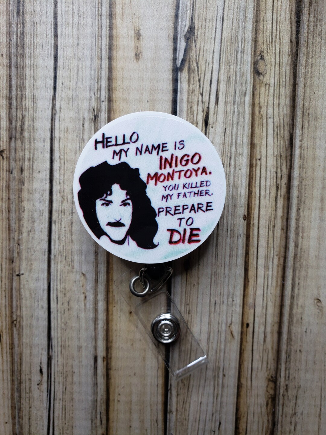 Inigo Montoya Belt Clip Badge Reel Name Tag Holder- Nurse / Student - Etsy