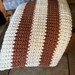 Handmade Toffee and Cream Blanket Couch Blanket Brown and - Etsy