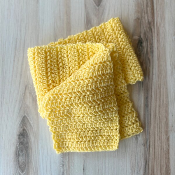 Yellow Scarf - Etsy
