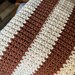 Handmade Toffee and Cream Blanket Couch Blanket Brown and - Etsy
