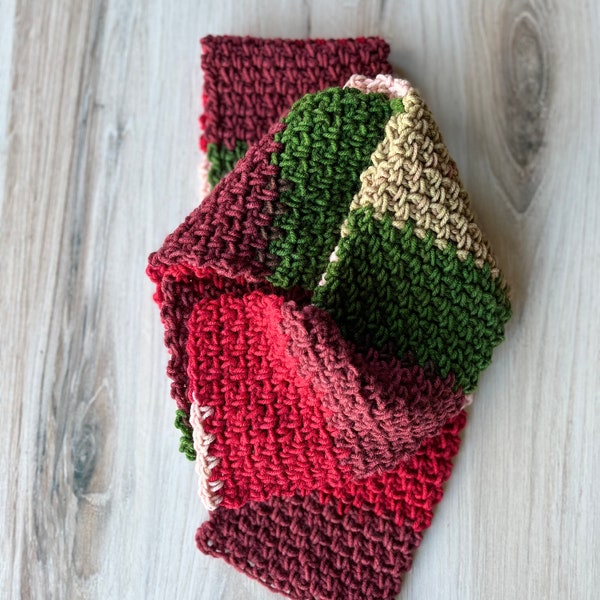 Santa Scarf - Etsy