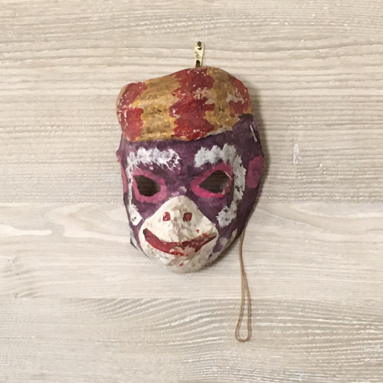 Antique Papier-mâché Monkey Hanuman Mask INDIA - Etsy