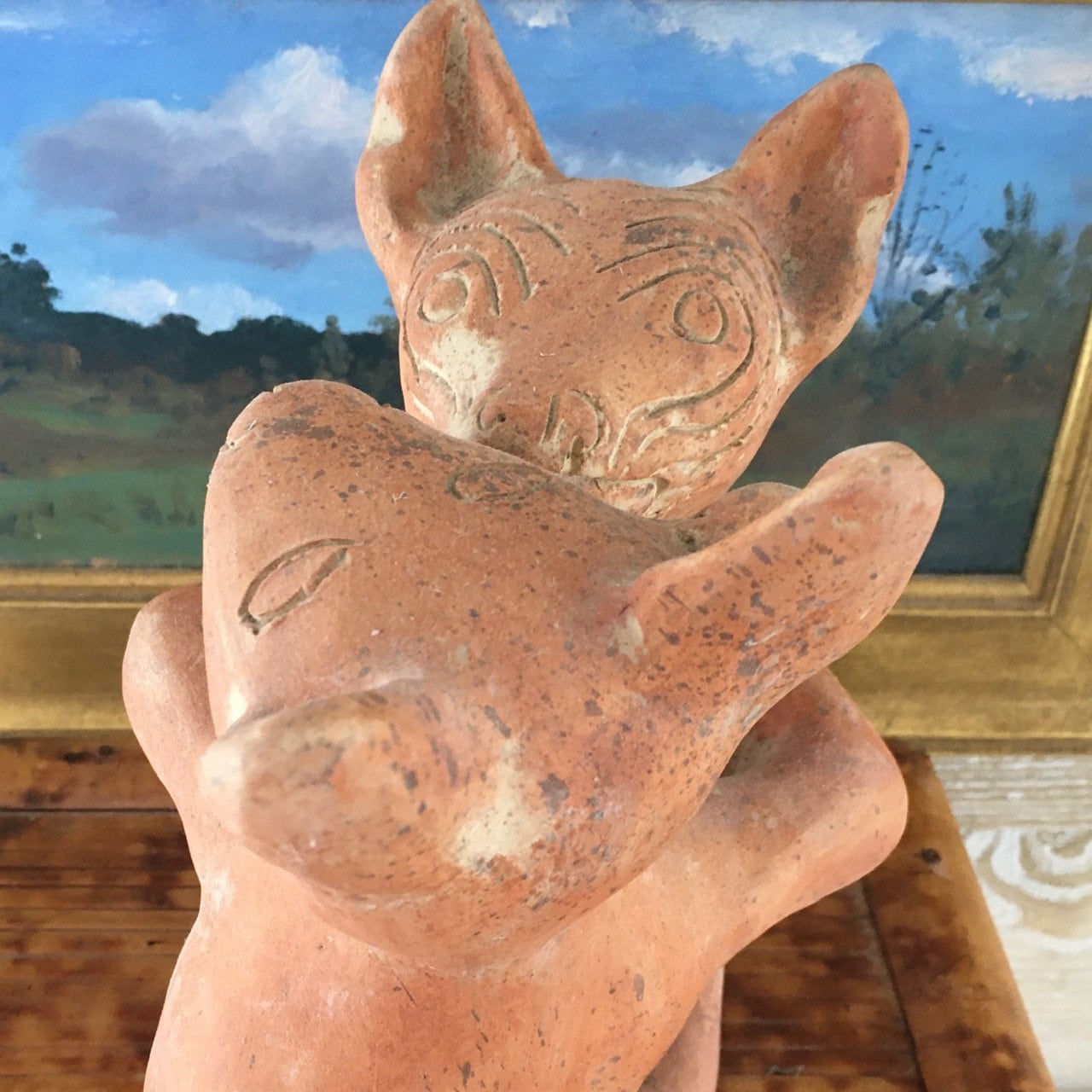 Large Redware Colima Dogs Pottery Sculpture West Mexico - Etsy