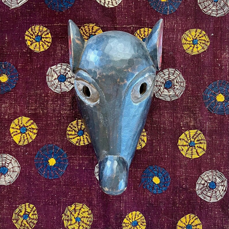 Antique South American Wood Animal Mask 19th-century - Etsy