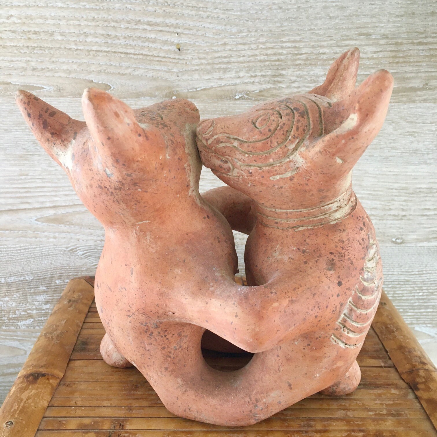 Large Redware Colima Dogs Pottery Sculpture West Mexico - Etsy