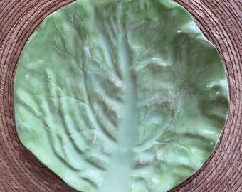 Antique Wannopee Majolica Lettuce Leaf Dish - New Milford Pottery - Etsy