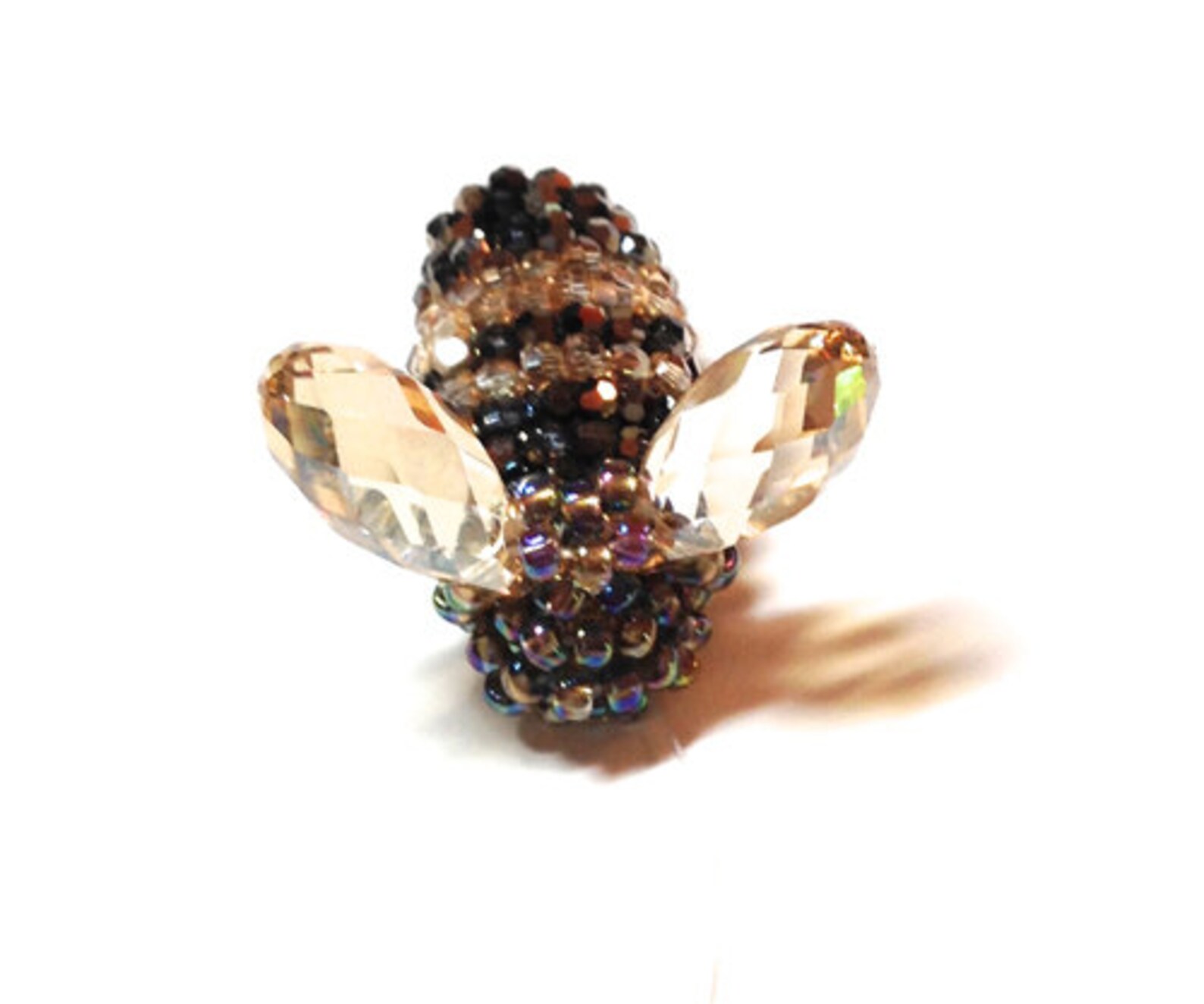 Queen Bee Crystal Beaded Bee - Etsy